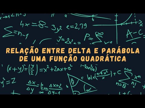 Relação entre o Delta e a Parábola de uma Função Quadrática - YouTube