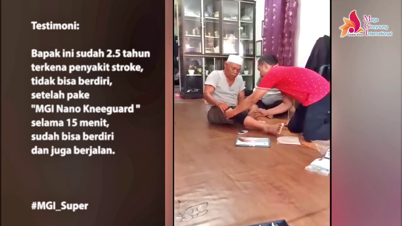 Testimoni Stroke 2,5 Tahun Pakai Nano Knee Guard (Decker) MGI pulih ...