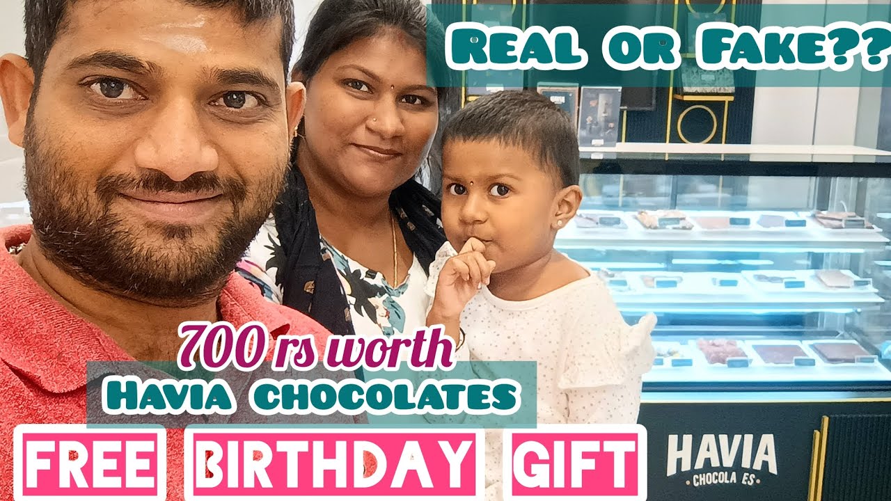 Free!!! Birthday Chocolate Box Gift || Real or Not??? #haviachocolates ...