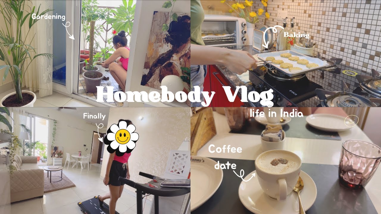 Homebody vlog 🌸| aesthetic vlog Indian | baking new recipe | a day in ...