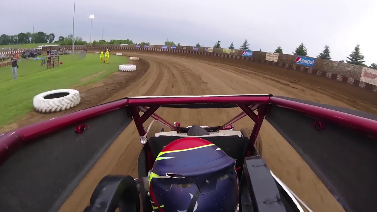 Zach Daum | POWRi Midgets @ Angell Park Speedway | 7/9/17 - YouTube