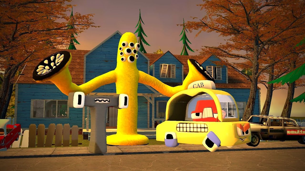 🌈ПРИВІТ СУСІД АБЕТКА ЛОР ВЕСЕЛКОВІ ДРУЗІ ЖОВТИЙ HELLO NEIGHBOR 3 ...