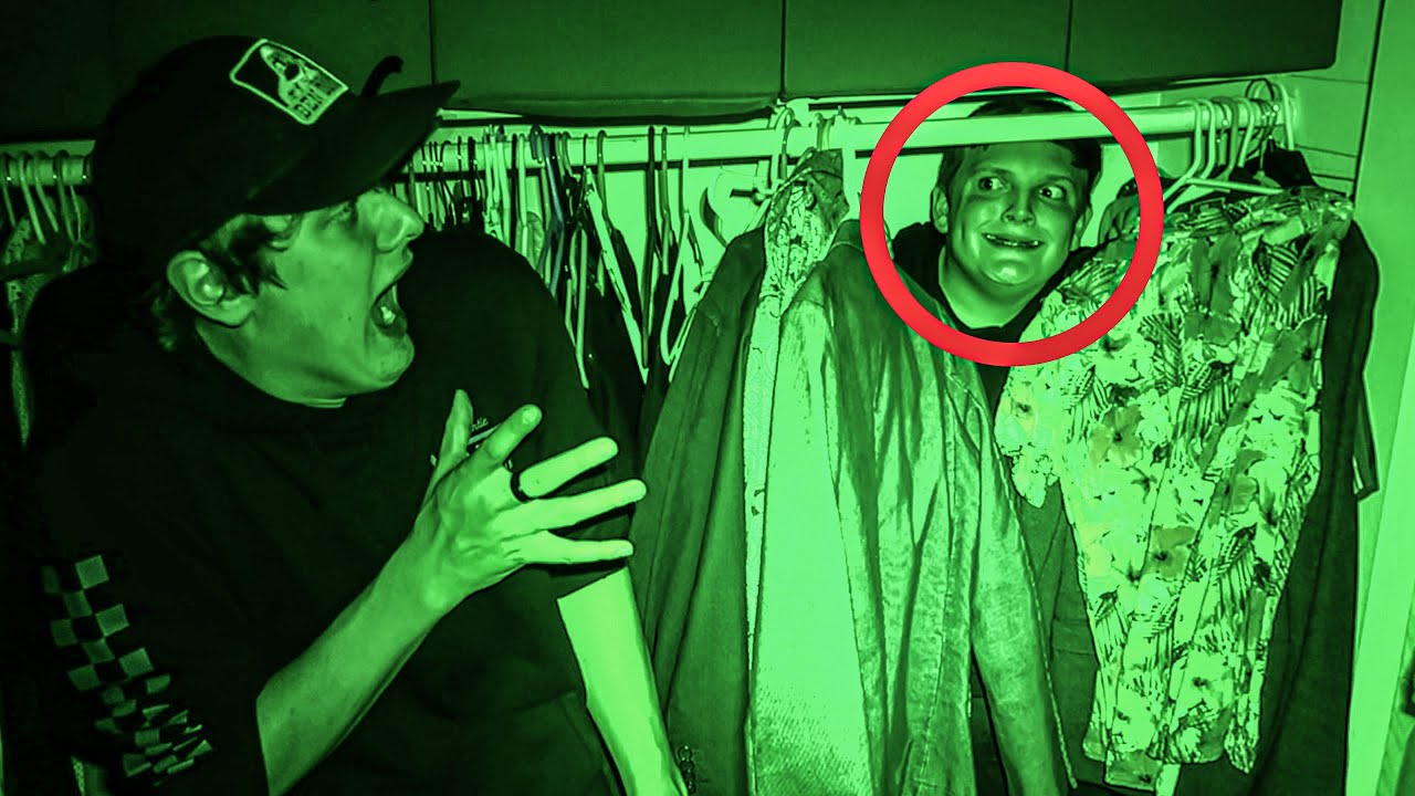 SCARY Hide & Seek **IN THE DARK** - YouTube