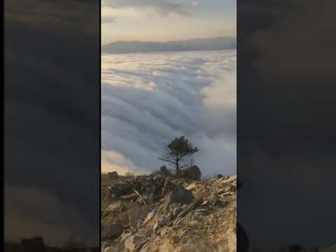 Qarabağda dağlar bulutlar üzərində