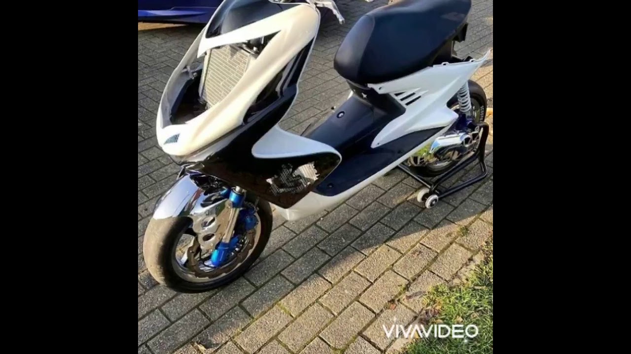 Yamaha aerox Kit 100 cc 😮 - YouTube