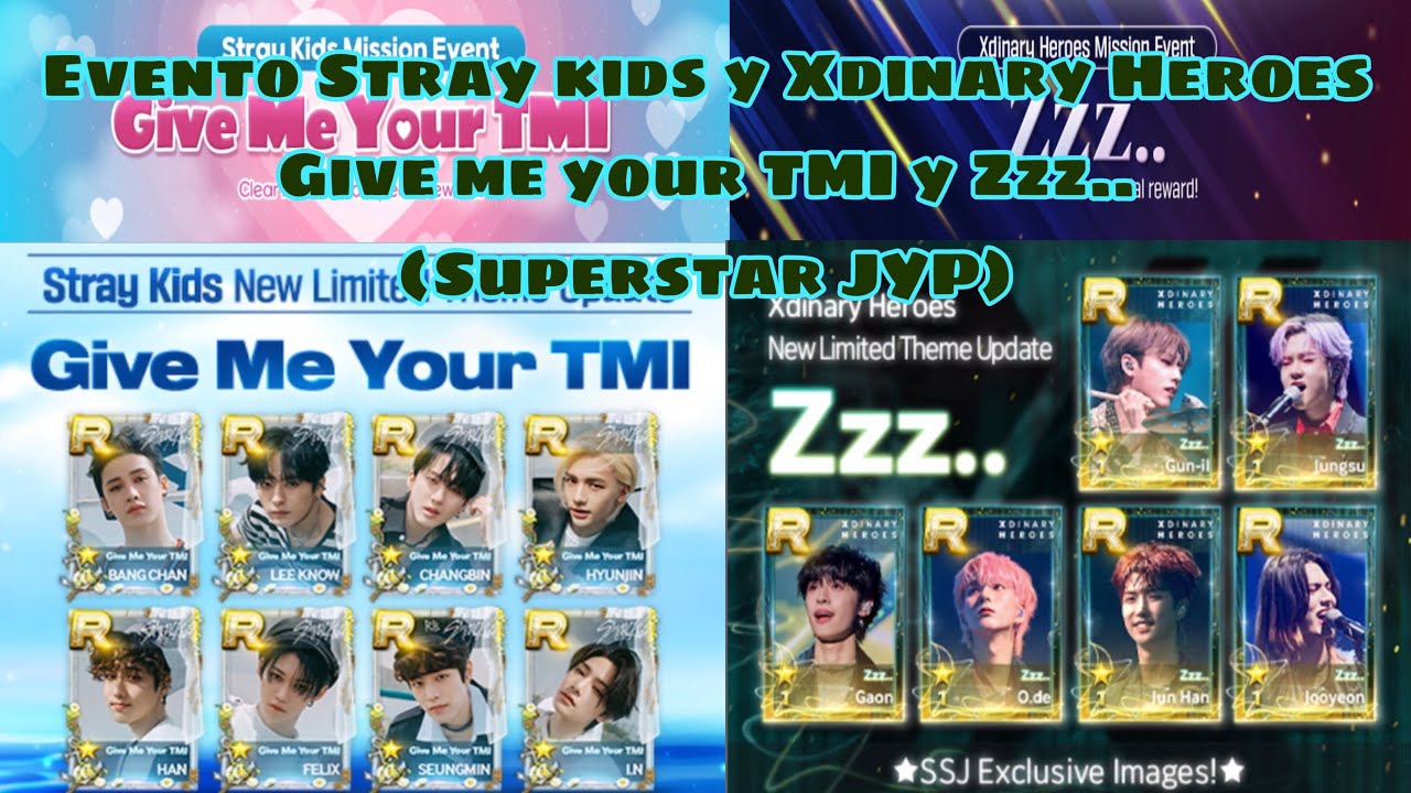 Evento Stray kids y Xdinary Heroes Give me Your TMI y Zzz.. (Superstar JYP) - YouTube