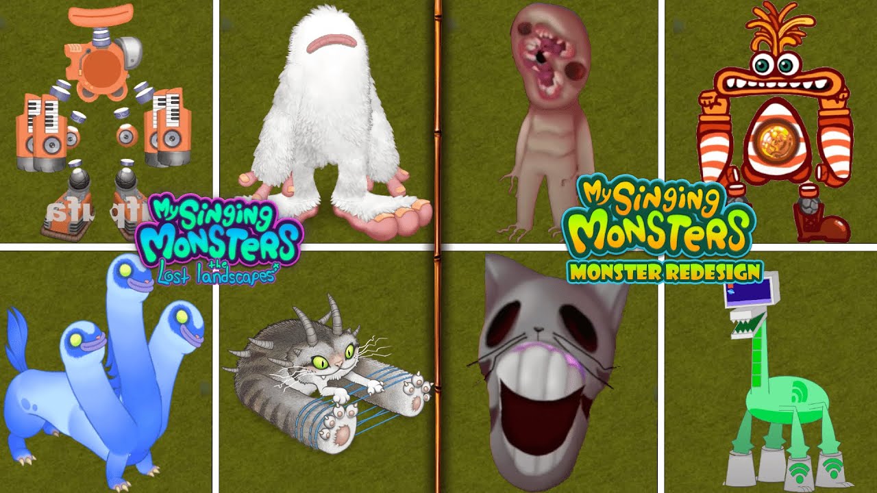 MonsterBox: DEMENTED DREAM ISLAND with Monster Fanmade Redesign | My ...