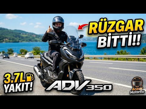 Honda ADV 350 GP Kompozit Tur Camı Testi & Rodaj Günlüğü (Sakarya-İzmit) 🏍️