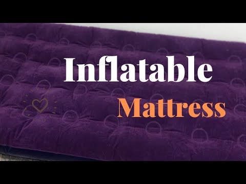 unboxing! setup!! review!! Inflatable/Deflated mattress - YouTube