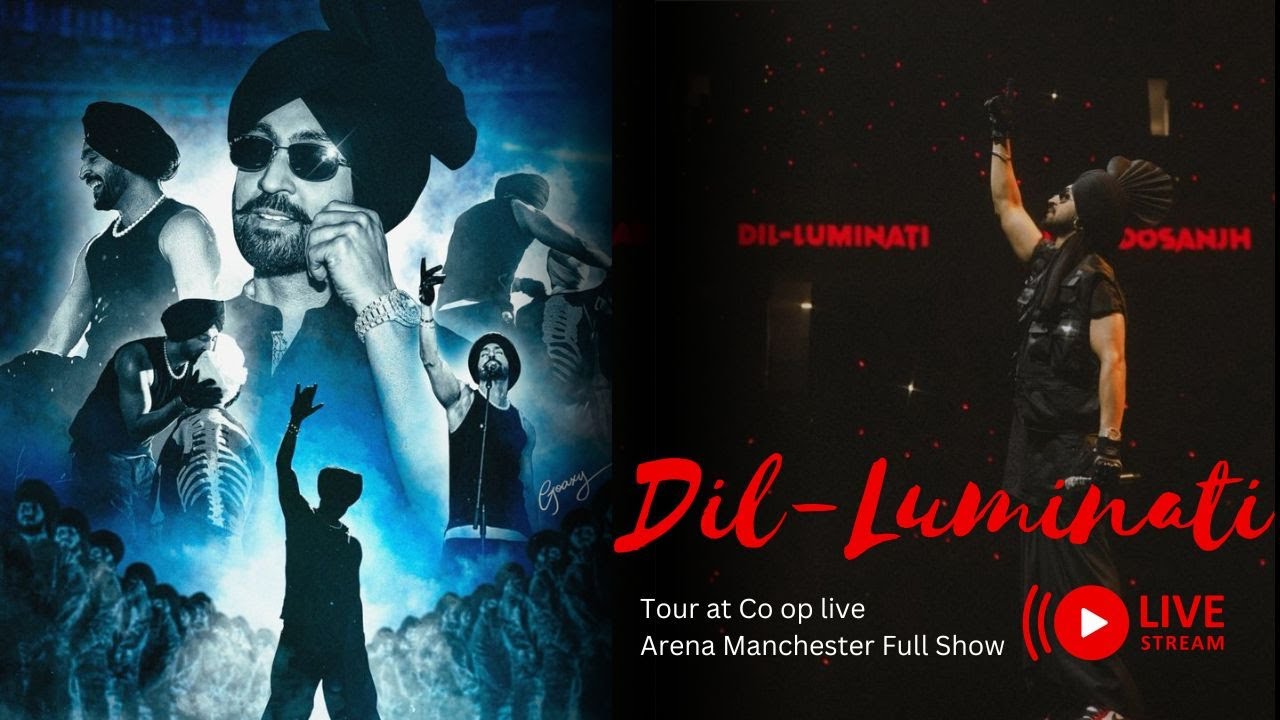 Diljit Dosanjh I Dil Luminati Tour at Co op live Arena Manchester Full ...