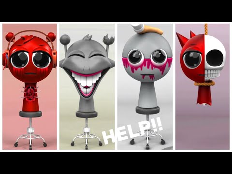 HELP Sprunki Fun Bot Gray and Durple! Incredibox Sprunki Animation ...