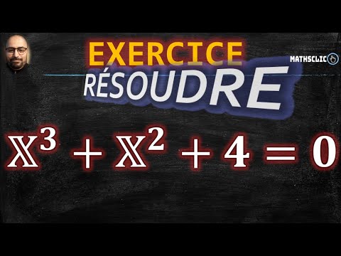 🔴 L'ENSEMBLE SOLUTION DE L'EQUATION CUBIQUE 𝕏^𝟑+𝕏^𝟐+𝟒=𝟎 - YouTube