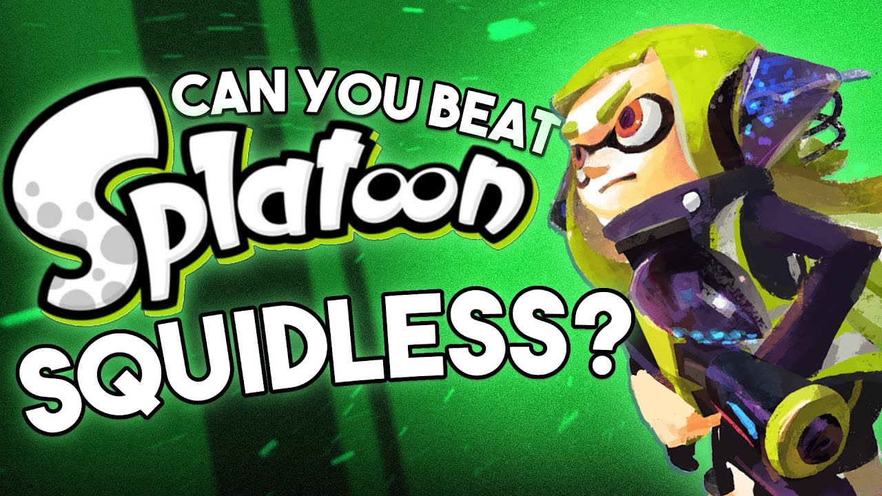 Can You Beat Splatoon Without Being In Squid Form? - YouTube