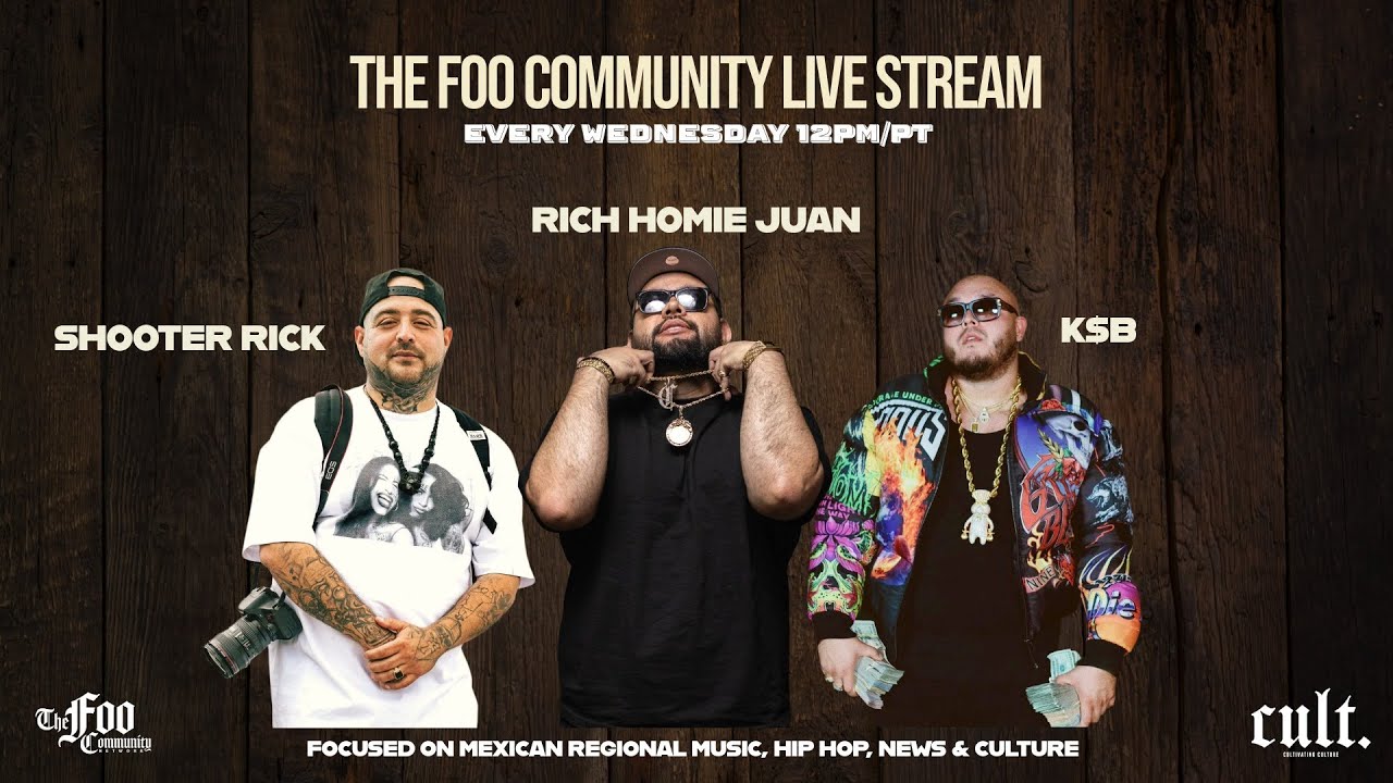 Foo Community Live Stream #02 with Rich Homie Juan, K$B & Shooter Rick ...
