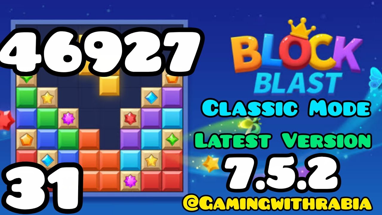 Block Blast Game/Classic Mode/Best High Score - 46927 - YouTube