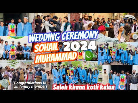 Wedding ceremony/saleh khana kotli kalan/Pashtun wedding dan/pashtun ...