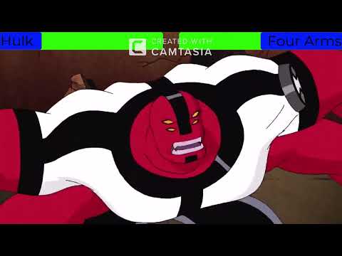 Hulk vs. Four Arms with Healthbars