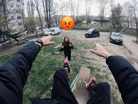 ESCAPING ANGRY GIRLFRIEND Epic Parkour Chase in Moldova - YouTube
