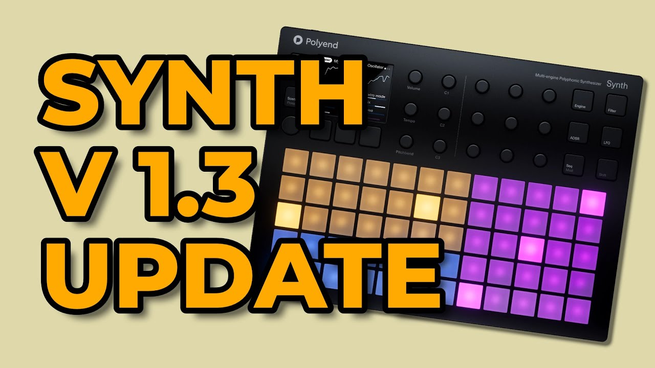 Polyend Synth - NEW v1.3 UPDATE - New DWA Synth Engine! - YouTube