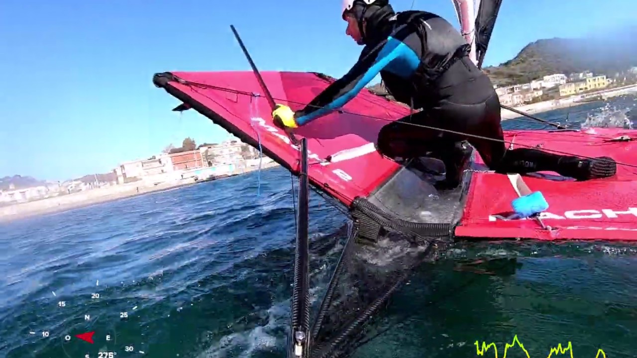 sailing a foiling moth 22/2/20 - YouTube