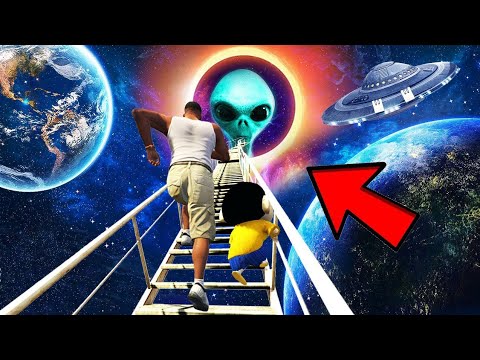 I Found A SECRET STAIRWAY TO ALIEN In Gta 5 / FRANKLIN AND SHINCHAN IN ...