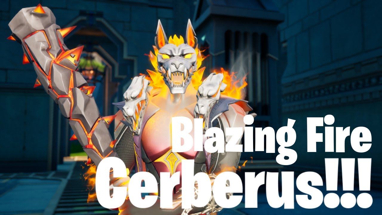 Fortnite Cerberus Blazing Fire Style!!! (Showcase & Combos) - YouTube