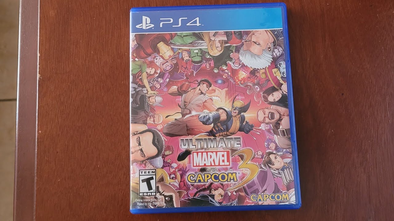 Ultimate Marvel Vs. Capcom 3 Ps4 Unboxing - YouTube