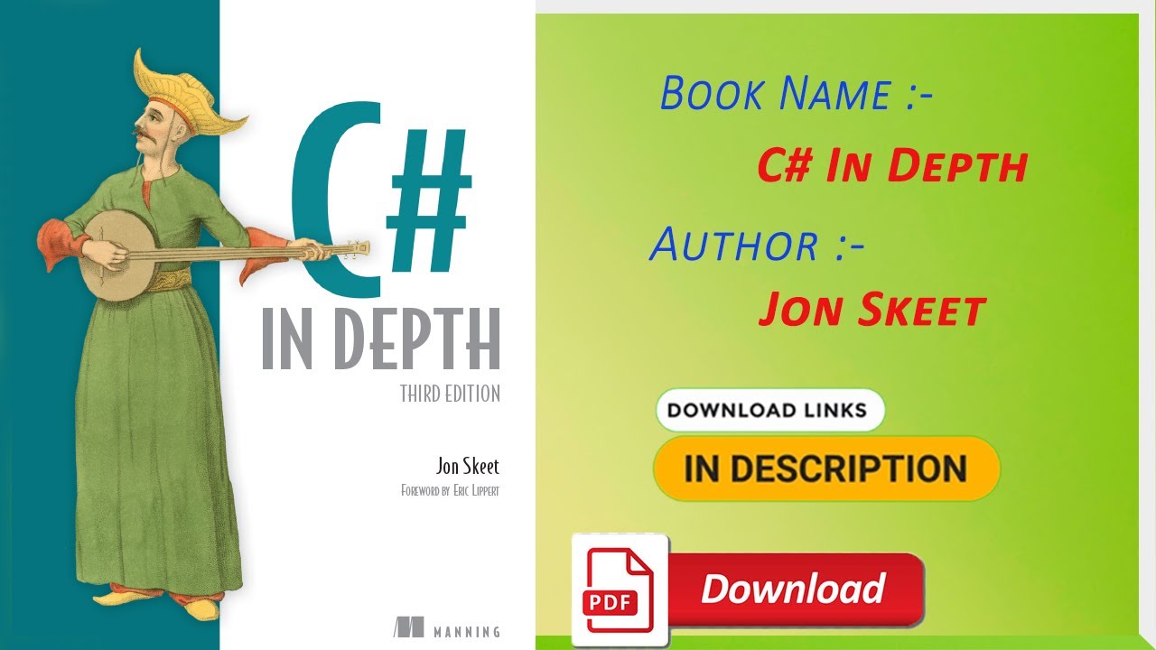 C# in Depth PDF download #HkgBooks - YouTube