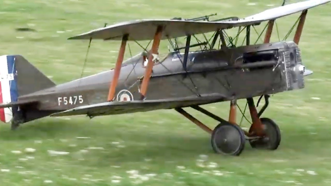 Al flying the DUNCAN HUTSON SE5A - YouTube