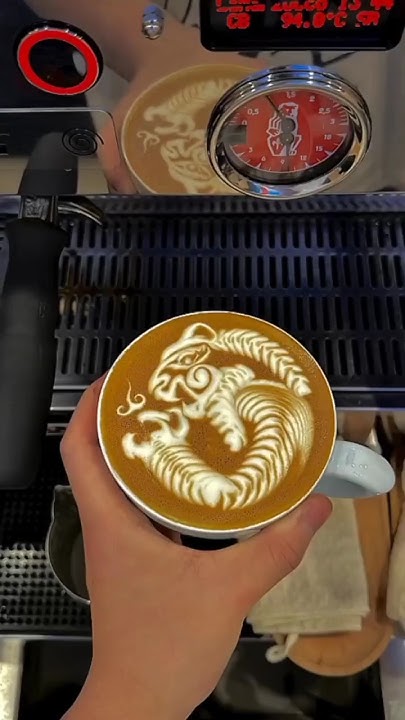 how to make perfect latte art, - YouTube