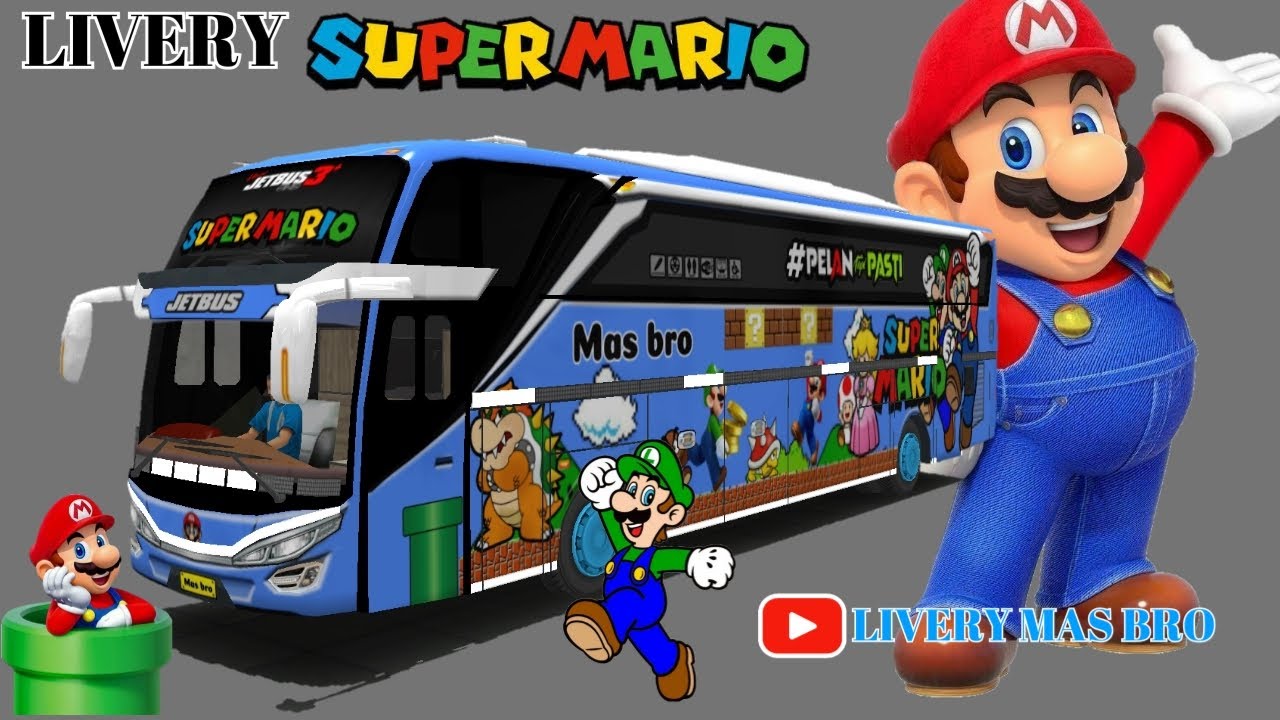 Livery ORI SHD tema super Mario mantap di gunakan buat Mabar bersama ...