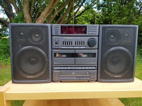 RESTORATION OF SONY FH   B50CD COMPACT  CD DECK RECEVEIR - PART 1