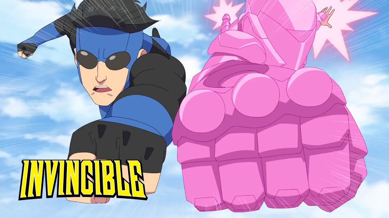 Invincible & Atom Eve Team Up Against Dragon Mister Liu | Invincible ...