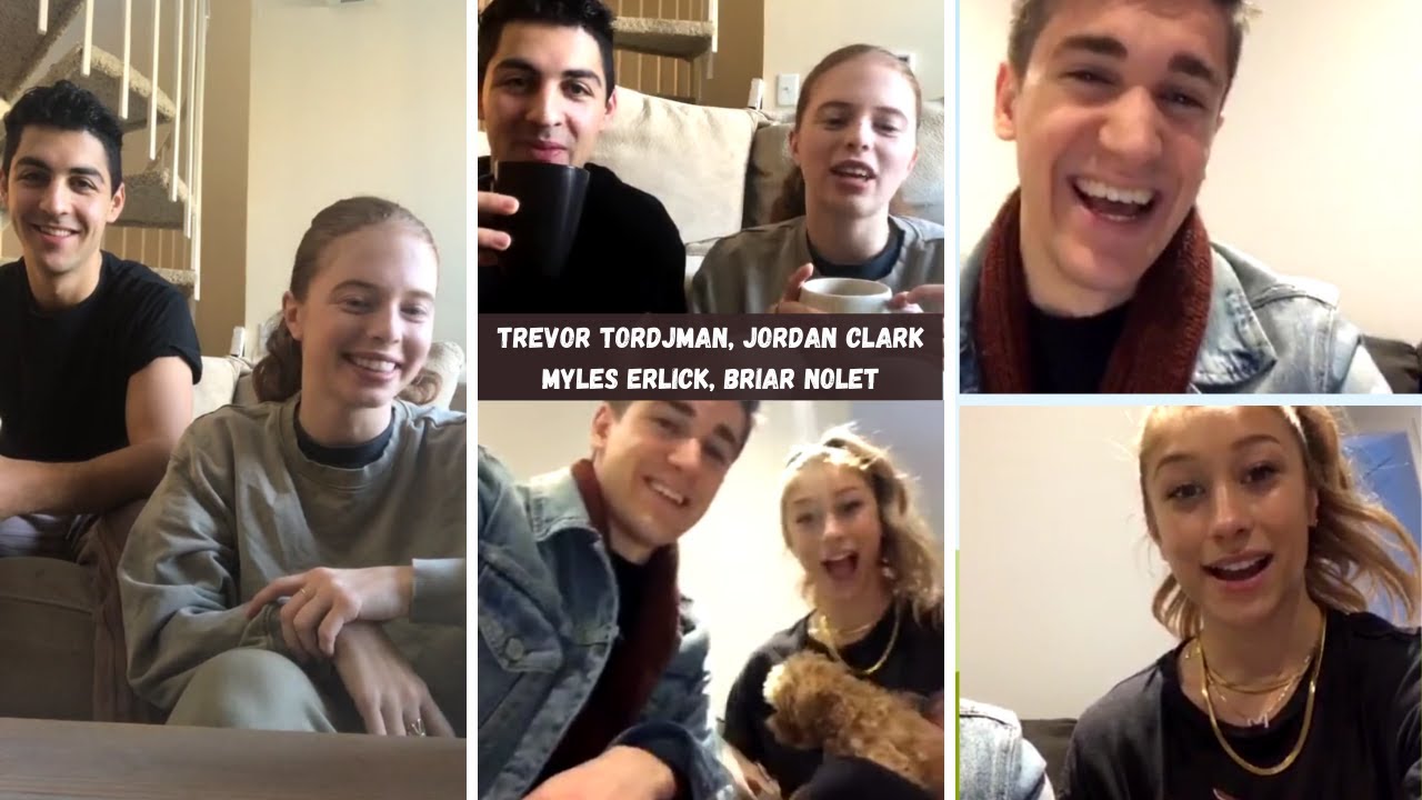 Briar Nolet, Myles Erlick, Trevor Tordjman & Jordan Clark Instagram ...