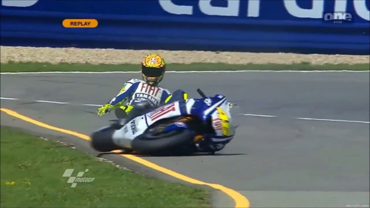 2017 Valentino Rossi BIGGEST and ALL MOTOGP Crashes Part 1 - YouTube