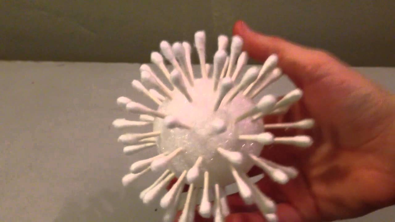 DIY Q-Tip Decorations - YouTube