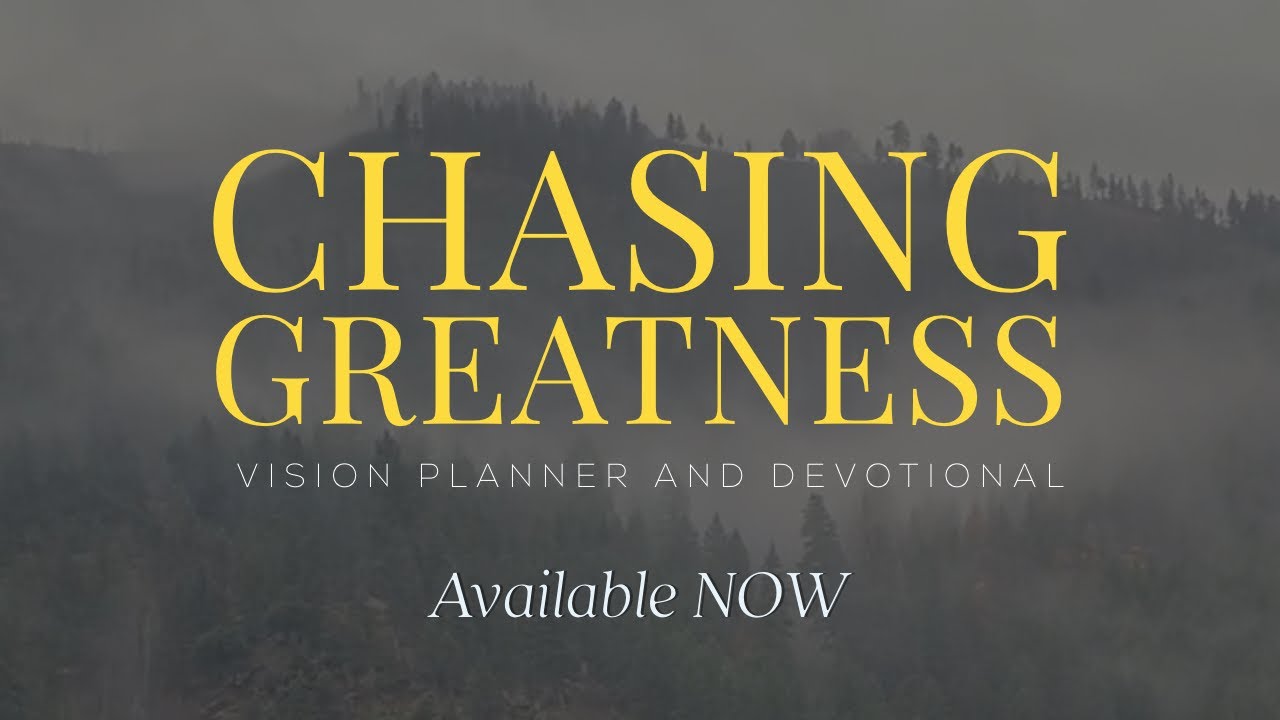 Chasing Greatness Vision Planner and Devotional - YouTube
