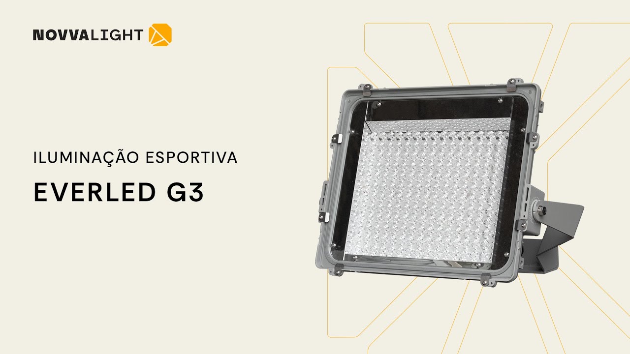 EVERLED G3: Refletor LED para iluminação esportiva - YouTube