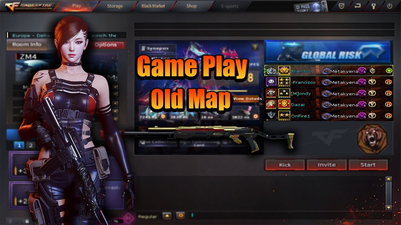 Crossfire West : Game Play Old Map Continuum Zm4 - YouTube