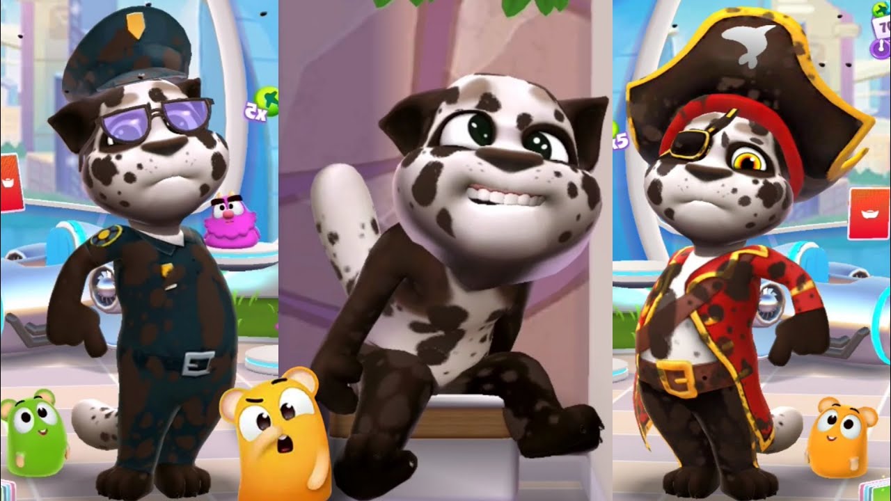 My Talking Tom 2🚽Toilet Poop/ Captain Tom Vs Police Tom /Android ...