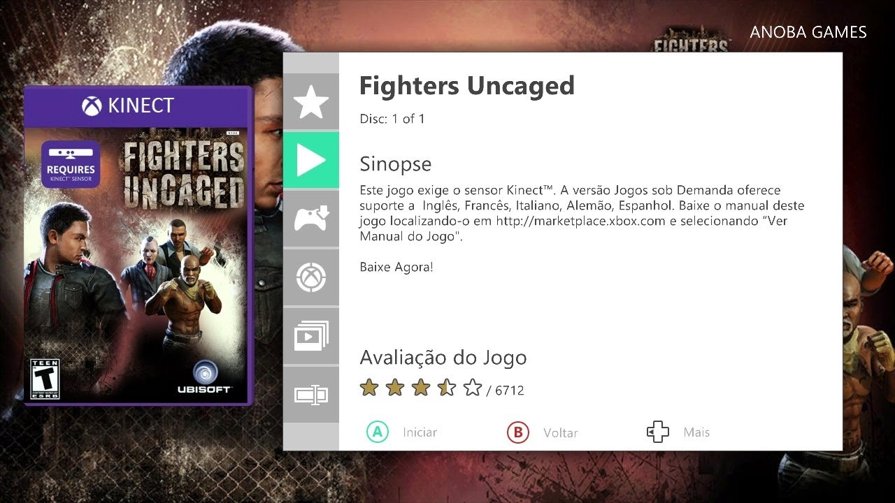 15 Minutos Jogando: Fighters Uncaged (Kinect) (Xbox 360) Full HD - 1080 ...