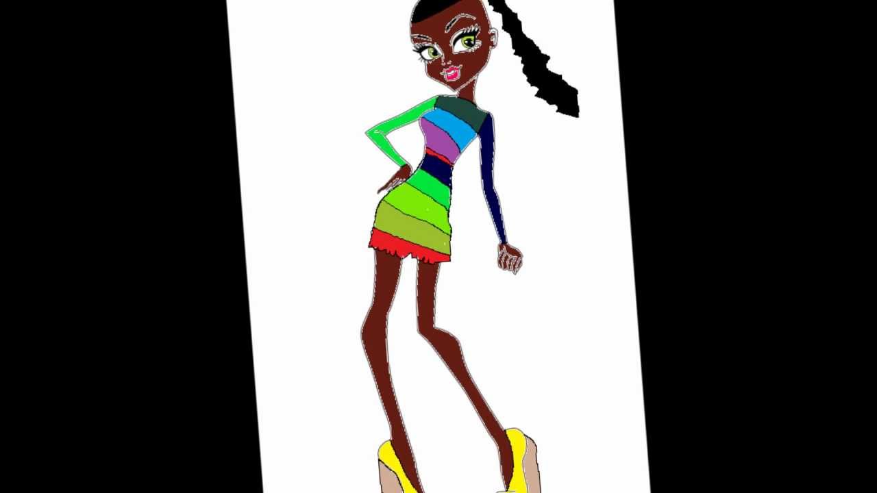 My Made Up Monster High Characters - YouTube