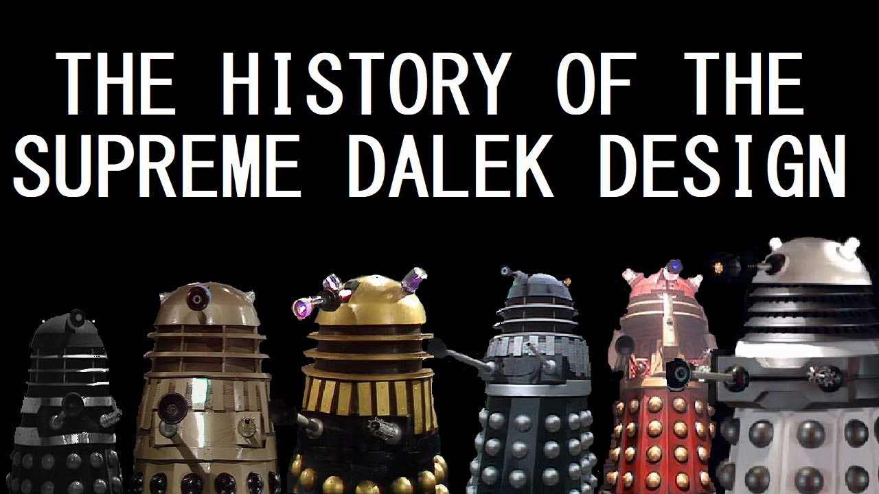 A brief look at every Supreme Dalek design - YouTube