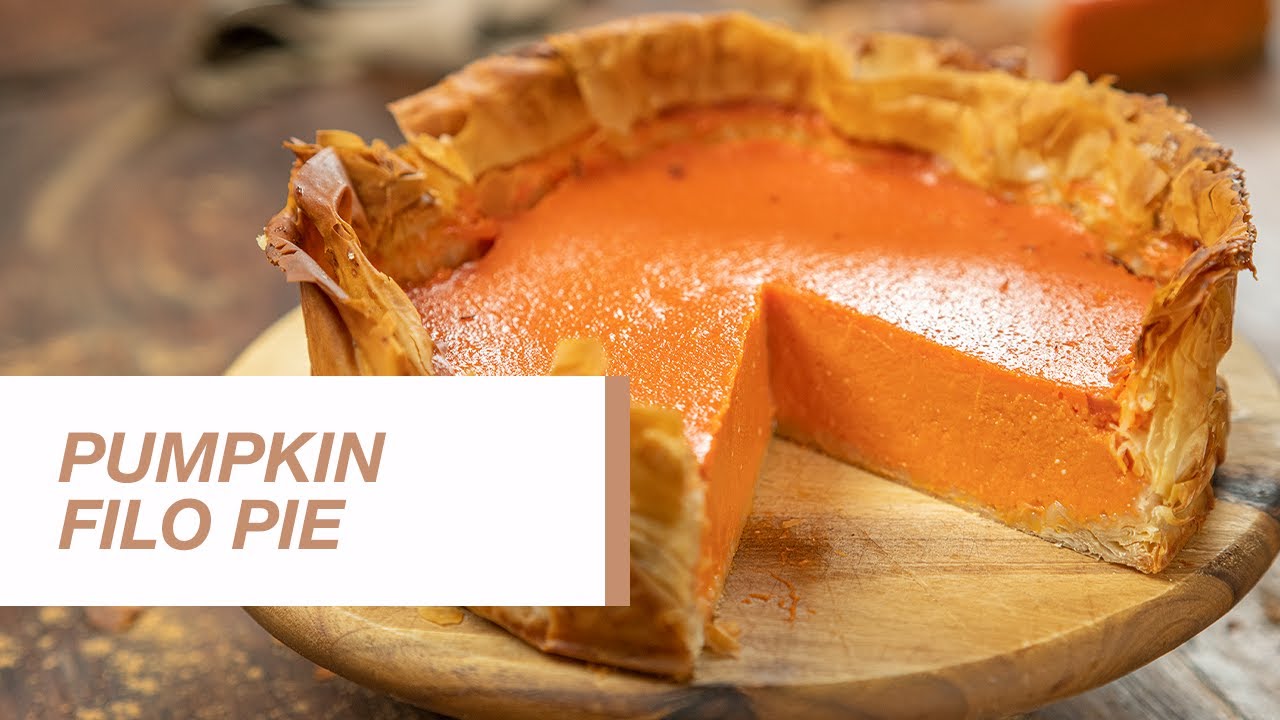 Pumpkin Filo Pie | Food Channel L Recipes - YouTube