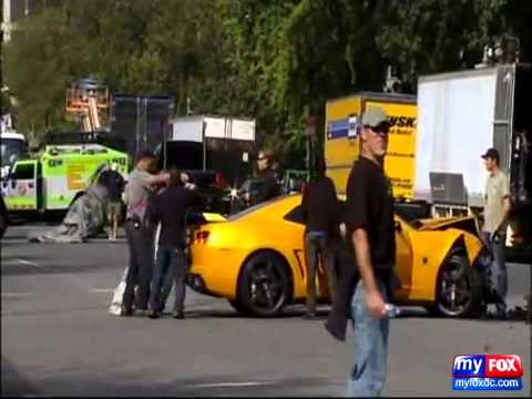 Transformers 3 Bumblebee Car Crash