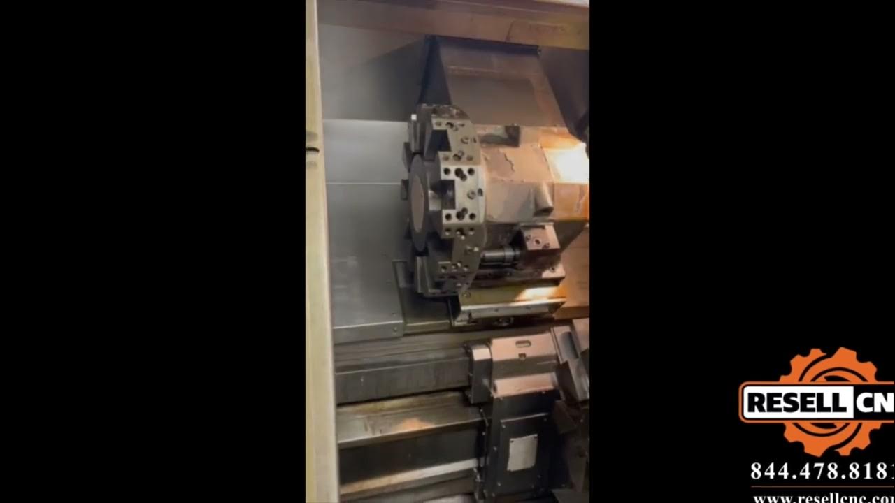 1988 Okuma LC20-2ST 4-Axis CNC Lathe - YouTube