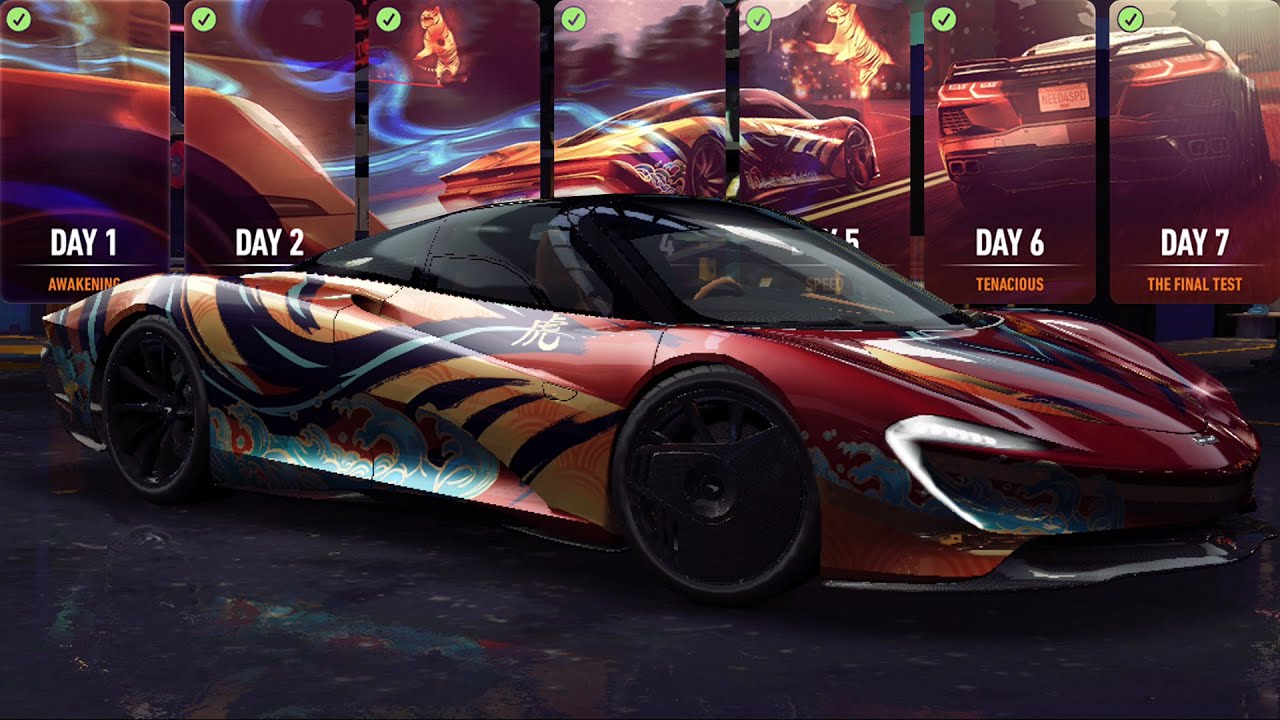 McLaren Speedtail DAY 7 NFS No Limits Rise of the Tiger Gameplay ...