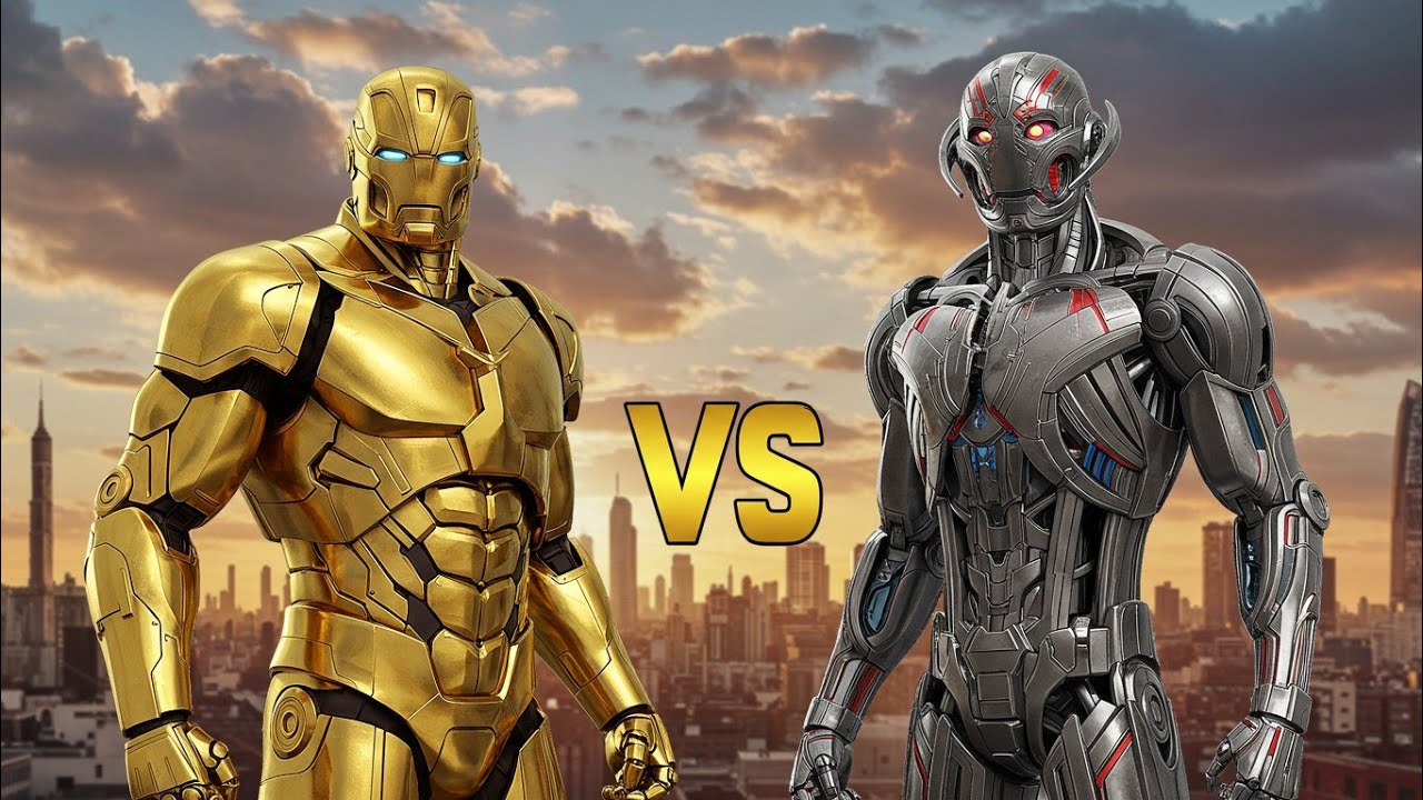 Gold Amazo vs Infinity Ultron – The Ultimate Machine God Showdown ...
