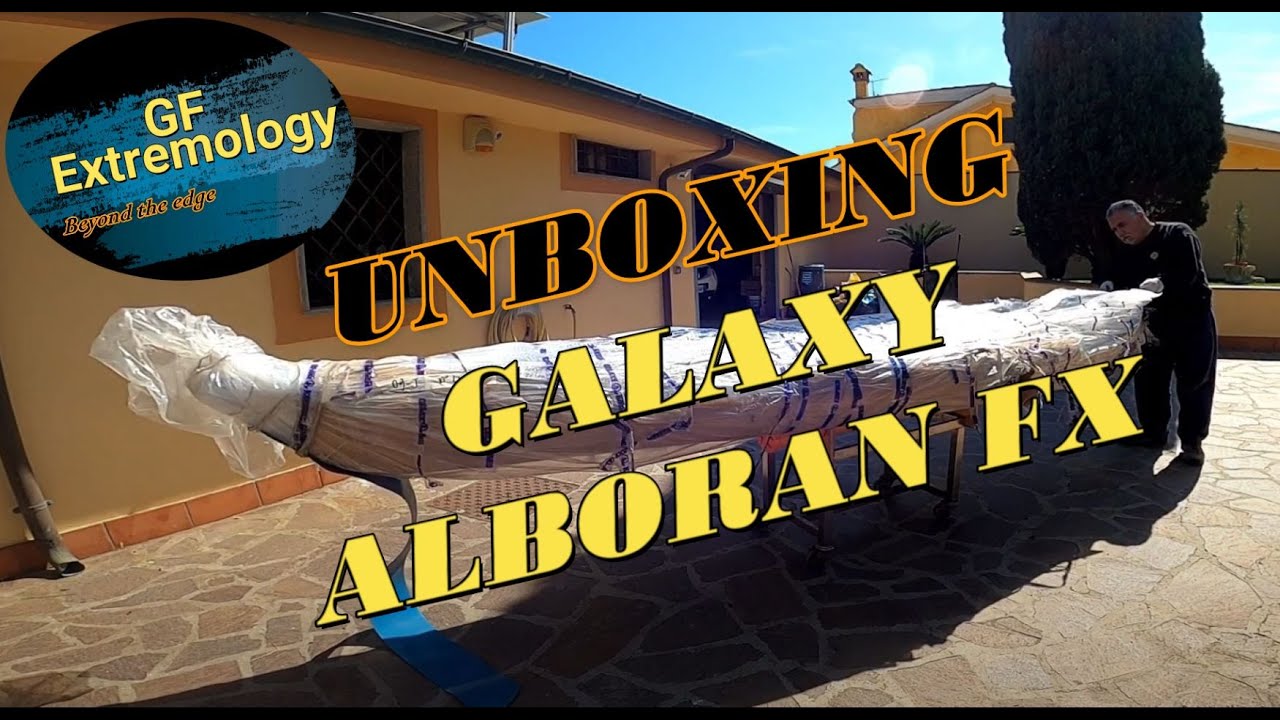 KAYAK FISHING - GALAXY ALBORAN FX UNBOXING n°1 - YouTube