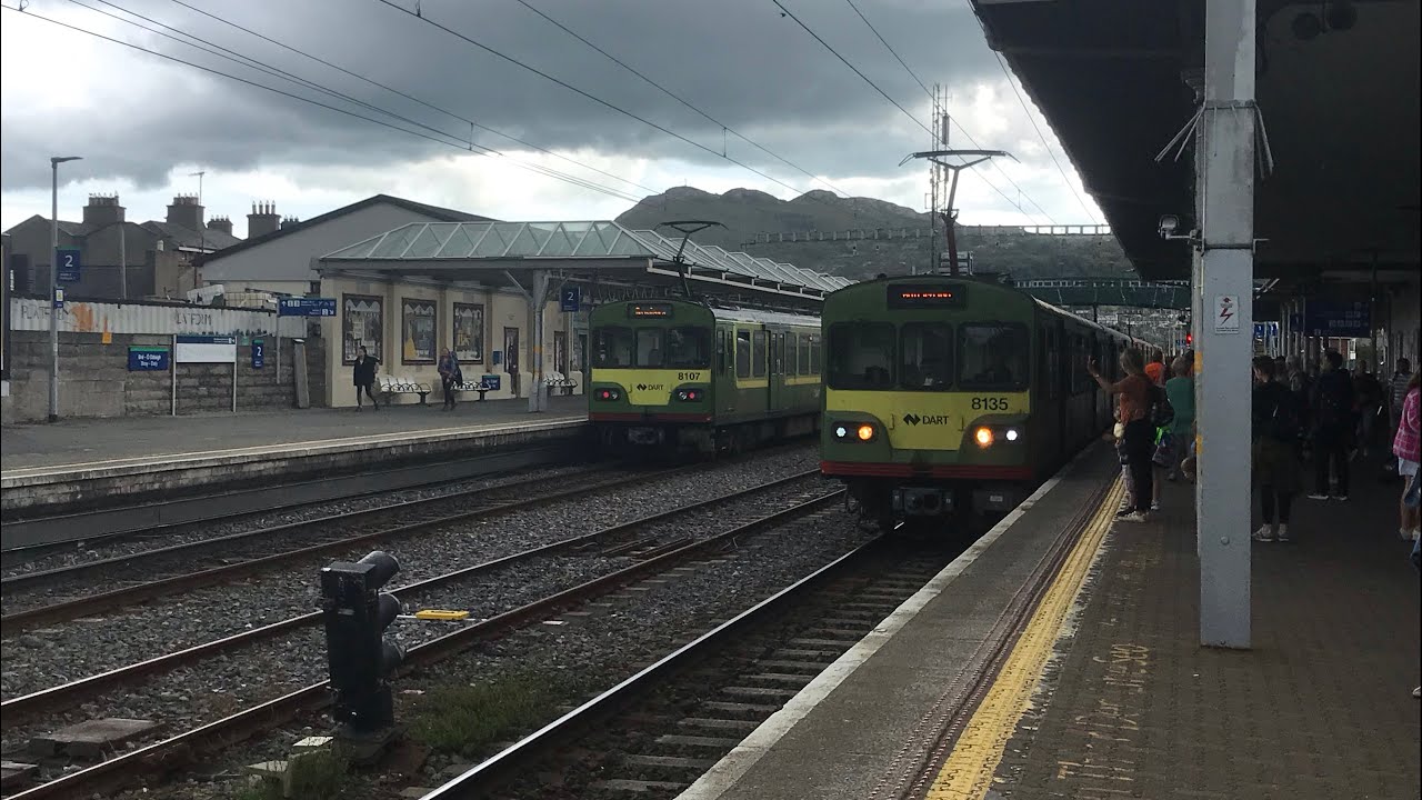 DART trains around the Dublin area (August 2023) - YouTube